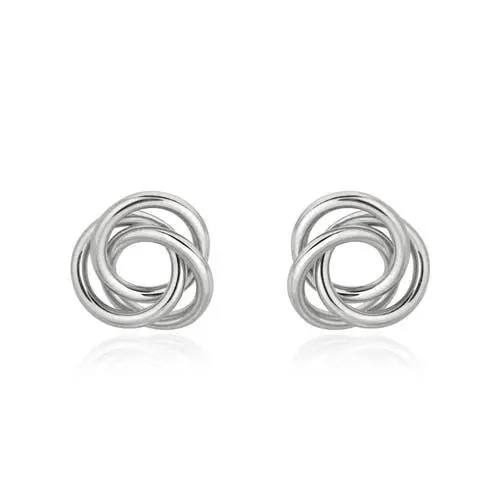 THE LOVERY FINE JEWELRY Loopy Knot Stud Earrings