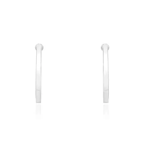 THE LOVERY FINE JEWELRY Square Tube Hoop Earrings