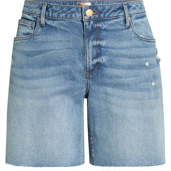 Kut From The Kloth Hailey High-waist Denim Bermuda Shorts - Focus