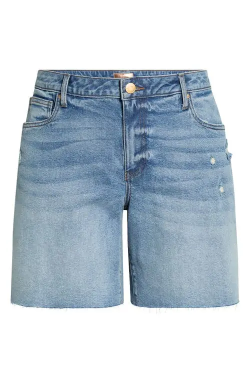 Kut From The Kloth Hailey High-waist Denim Bermuda Shorts