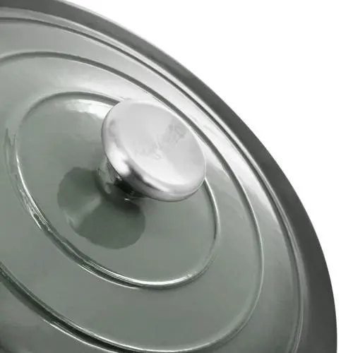 MEGACHEF 2.7 Quart Round Enameled Cast Iron Casserole