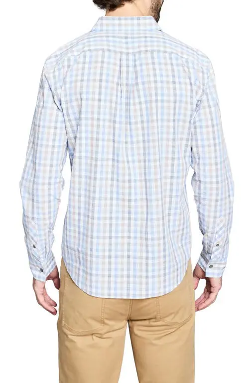 Billy Reid Hutcheson Tattersall Plaid Button-up Shirt - Blue Multi