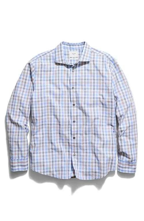 Billy Reid Hutcheson Tattersall Plaid Button-up Shirt - Blue Multi