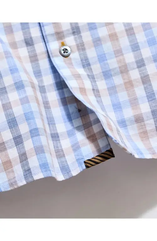 Billy Reid Hutcheson Tattersall Plaid Button-up Shirt - Blue Multi