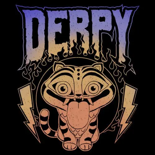 KPOP DEMON HUNTERS Mythic Lightning Derpy Long Sleeve Crewneck Sweatshirt