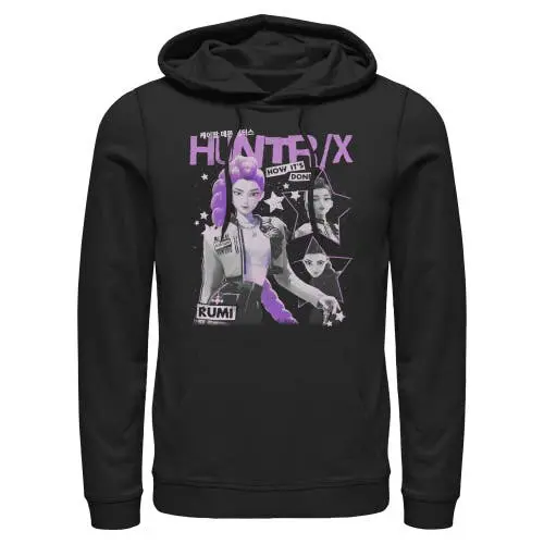 KPOP DEMON HUNTERS Pop Star Huntrix Rumi Graphic Hoodie