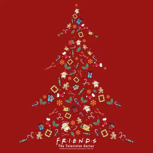 FRIENDS Christmas Tree Graphic T-shirt