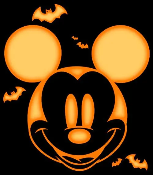 MICKEY & FRIENDS Pumpkin Face Pullover Hoodie