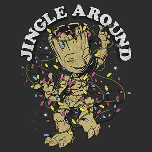 GUARDIANS OF THE GALAXY Groot Jingle Around Graphic T-shirt
