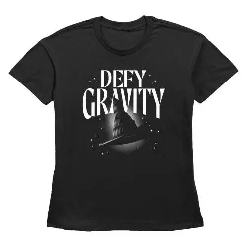 WICKED Defy Gravity Witch Hat Graphic T-shirt