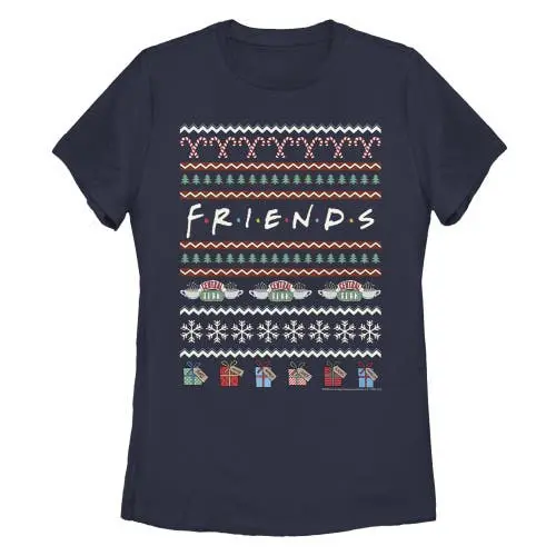 FRIENDS Ugly Christmas Sweater Graphic T-shirt