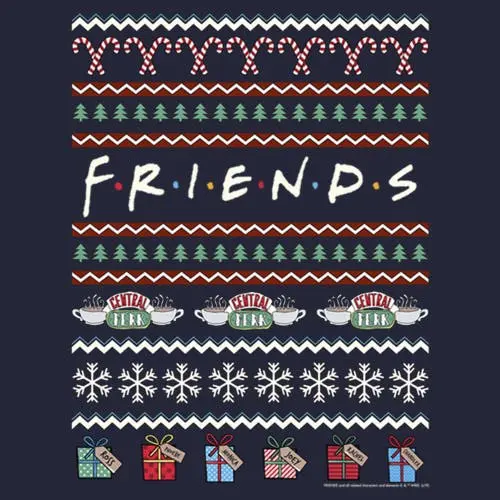 FRIENDS Ugly Christmas Sweater Graphic T-shirt