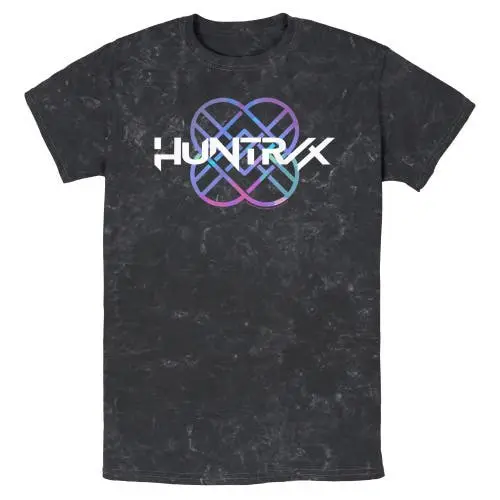 KPOP DEMON HUNTERS Huntrix Holographic Logo Short Sleeve Graphic T-shirt
