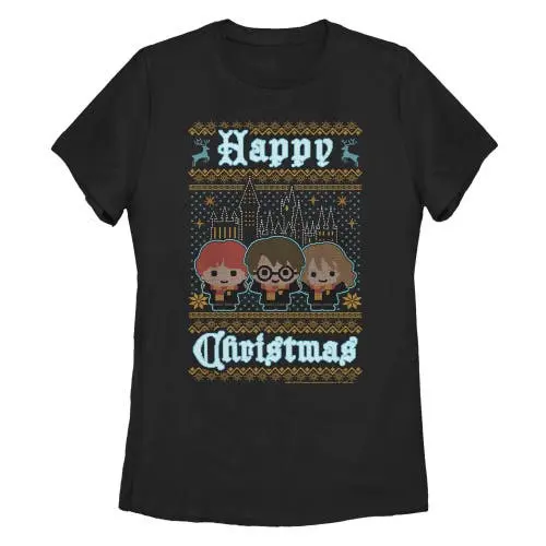 HARRY POTTER Happy Christmas Graphic T-shirt