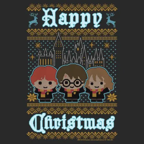 HARRY POTTER Happy Christmas Graphic T-shirt