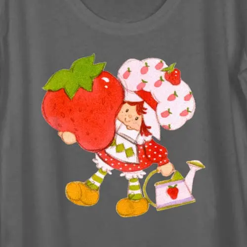 STRAWBERRY SHORTCAKE Graphic Scoop Neck T-shirt