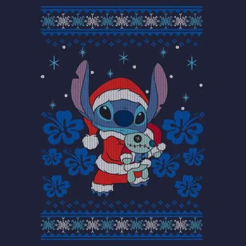 LILO & STITCH Christmas Graphic T-shirt
