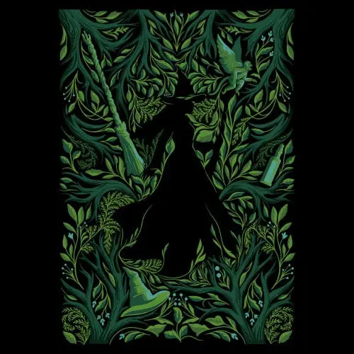 WICKED: FOR GOOD Elphaba Silhouette Graphic T-shirt