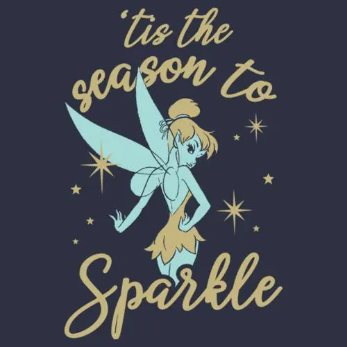 PETER PAN Tinker Bell 'tis The Season To Sparkle Short Sleeve Graphic T-shirt