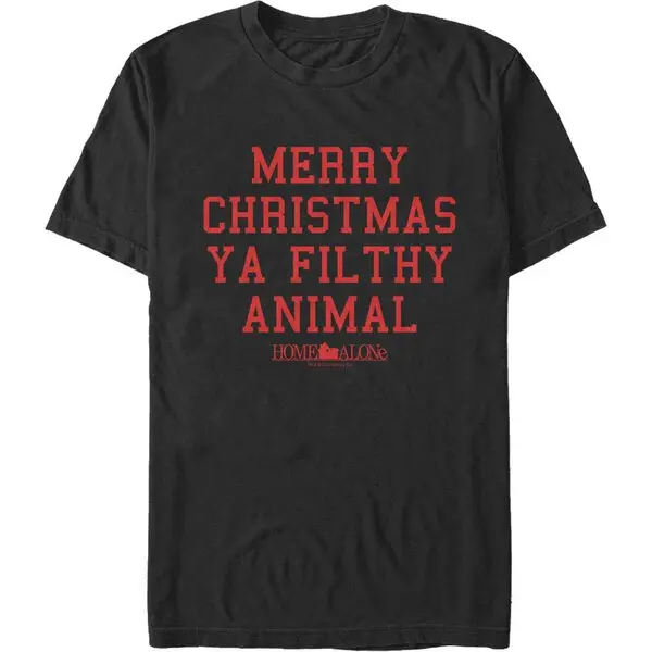 HOME ALONE Merry Christmas Ya Filthy Animal Graphic Tee