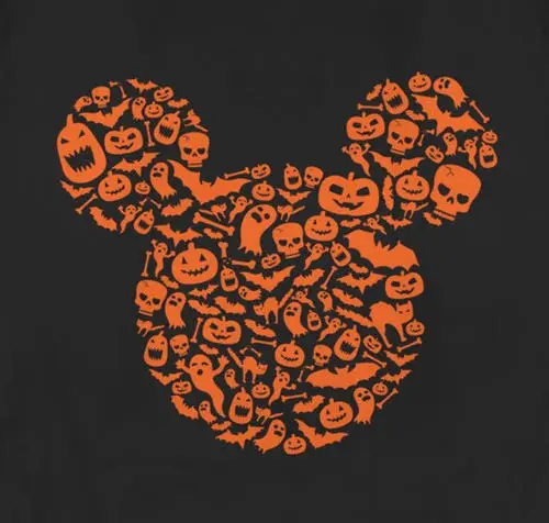 MICKEY & FRIENDS Halloween Silhouette Graphic T-shirt