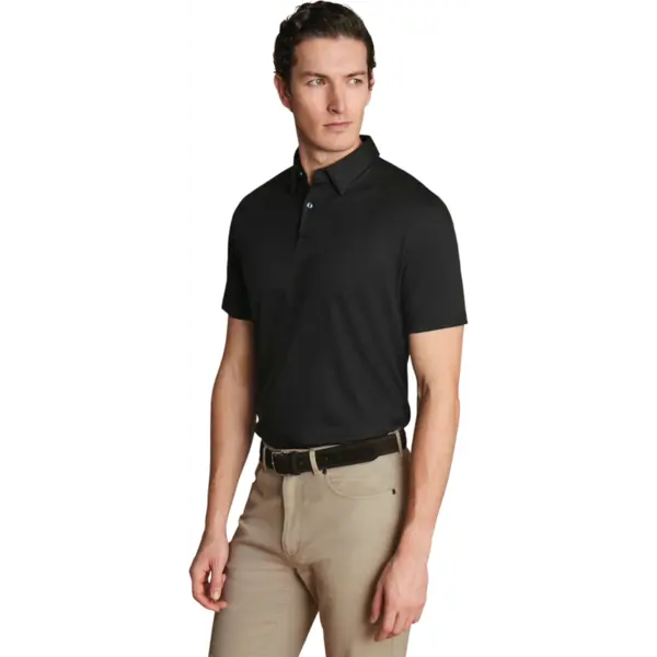 CHARLES TYRWHITT Plain Short Sleeve Jersey - Black