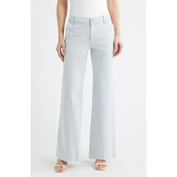 Kobi Halperin Keren Stripe Wide Leg Pants - Ivory Multi