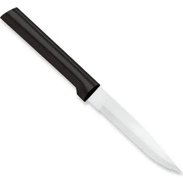 RADA Cutlery 3.875-inch Serrated Steak Knife - Black
