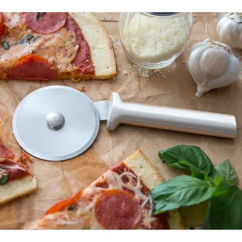 RADA Cutlery Pizza Cutter Stainless Steel Wheel - Silver