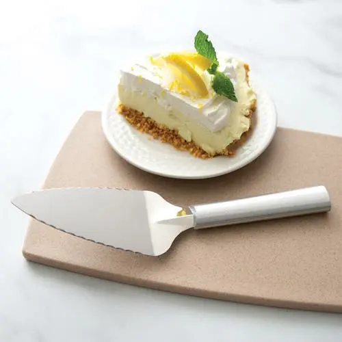 RADA Cutlery Serrated Pie Server Stainless Steel Face - Silver