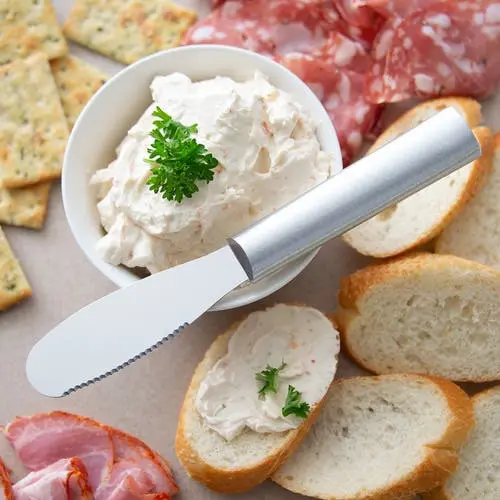 RADA Cutlery 3.375-inch Party Spreader Stainless Steel Serrated Blade