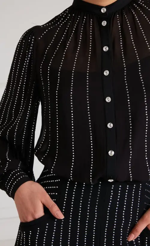 TEMPERLEY LONDON Villanelle Shirt - Black