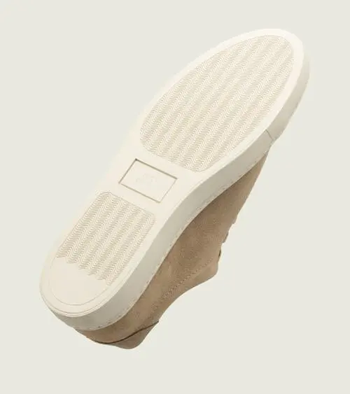 Jack Erwin Wesley Suede Leather Low-top Sneakers - Sand Suede