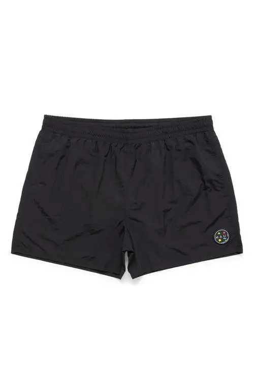 MAUI & SONS Party Rocker Volley Shorts - Black