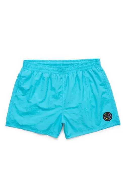 MAUI & SONS Party Rocker Volley Shorts - Neon Blue
