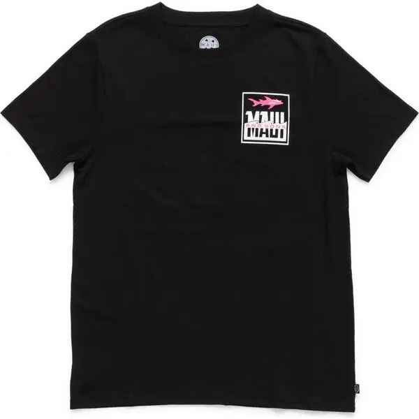 MAUI & SONS Fish Out Of Water Graphic T-shirt - Black