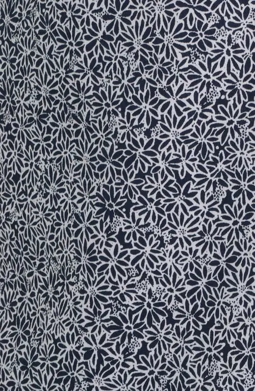 BOSS Roan Slim Fit Short Sleeve Button-up Shirt - Dark Blue Multi
