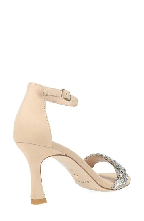 Pelle Moda Heidy Ankle Strap Sandal - Latte