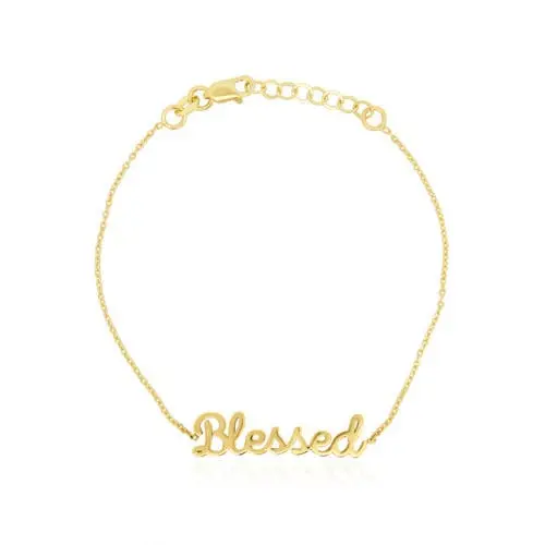 THE LOVERY FINE JEWELRY Gold Blessed Bracelet - Yellow Gold