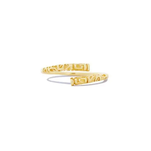 THE LOVERY FINE JEWELRY Carved Bypass Ring - Yellow Gold