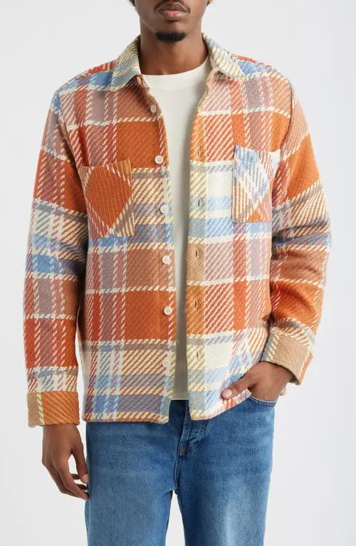 WAX LONDON Whiting Bude Check Overshirt - Pastel Multi