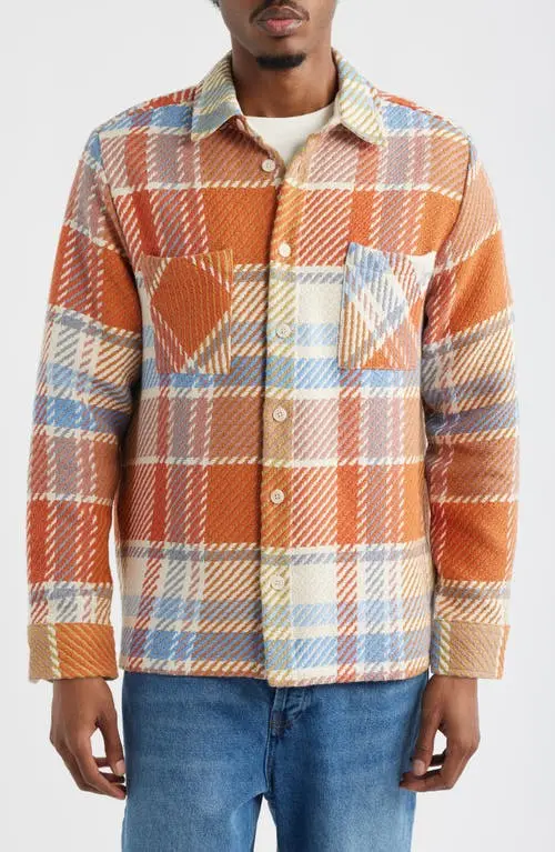 WAX LONDON Whiting Bude Check Overshirt - Pastel Multi