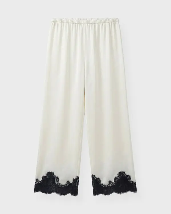 WAKAKUU Trousers Rayna Lace - Offwhite