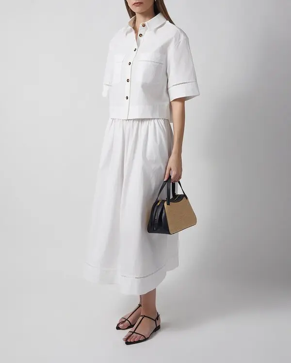 WAKAKUU Cropped Shirt