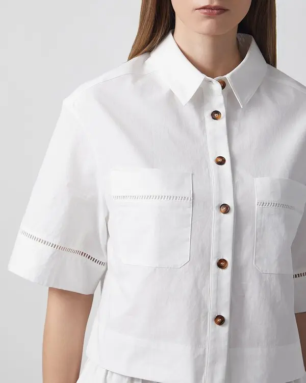 WAKAKUU Cropped Shirt