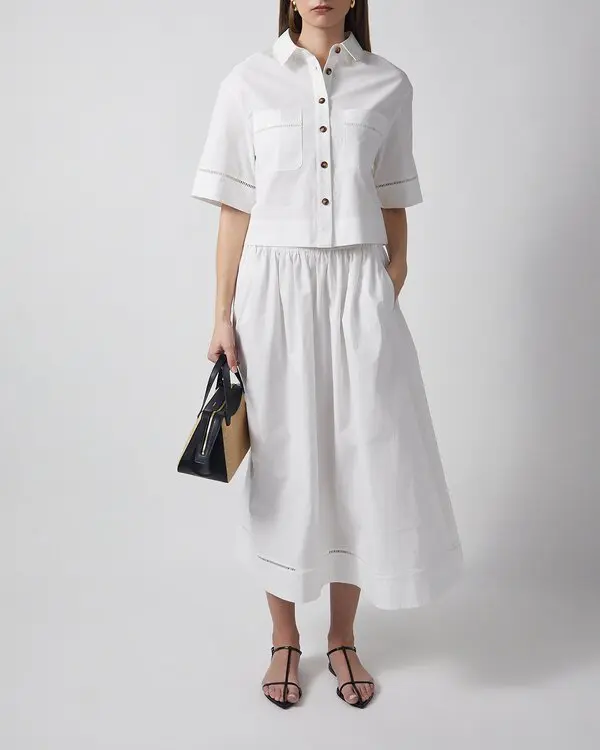 WAKAKUU Cropped Shirt