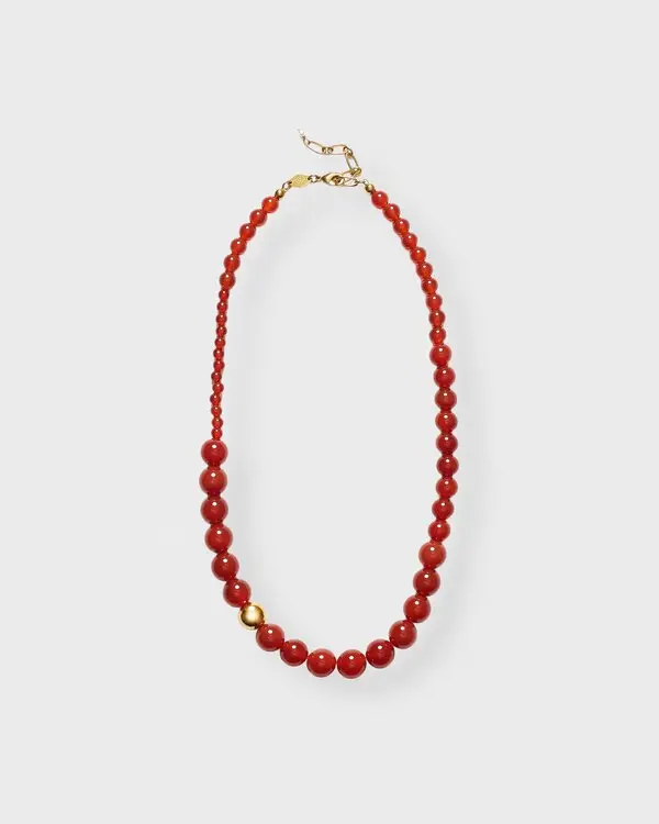 Anni Lu Float Necklace - Red