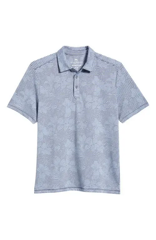 Tommy Bahama Costa Wave Twilight Canopy Seersucker Stripe Islandzone® Polo - Tidal Tempest