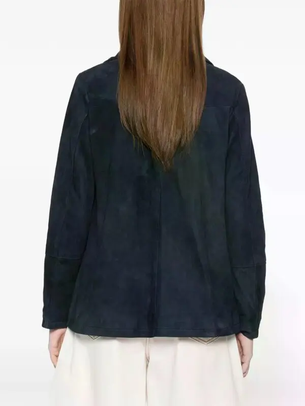 MARA BINI Double-breasted Suede Blazer
