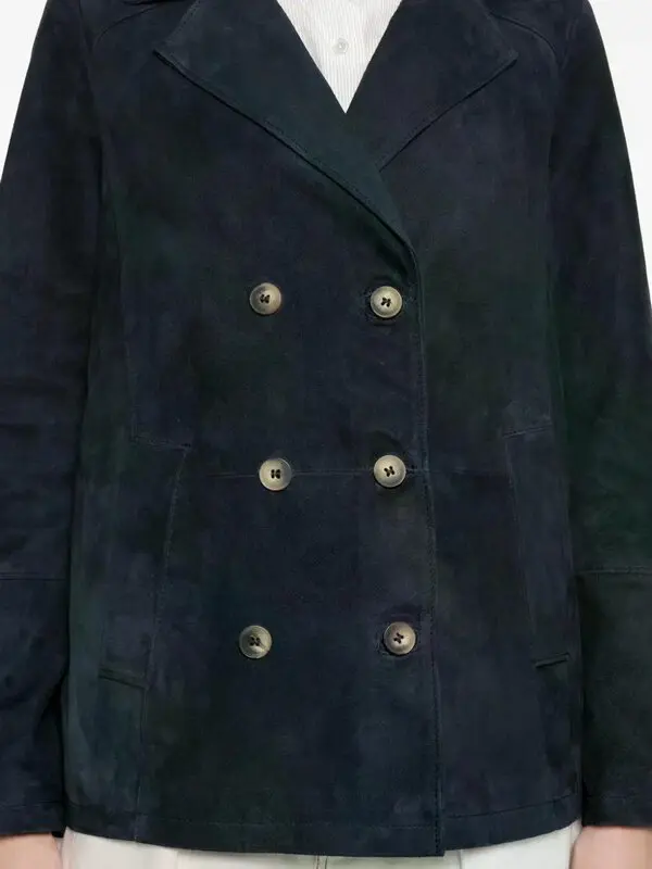 MARA BINI Double-breasted Suede Blazer